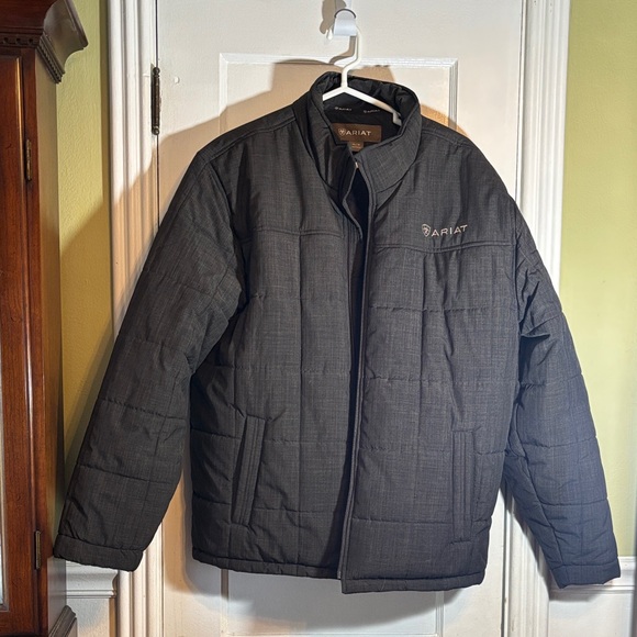 Ariat | Jackets & Coats | Ariat Mens Dark Gray Puffer Jacket | Poshmark